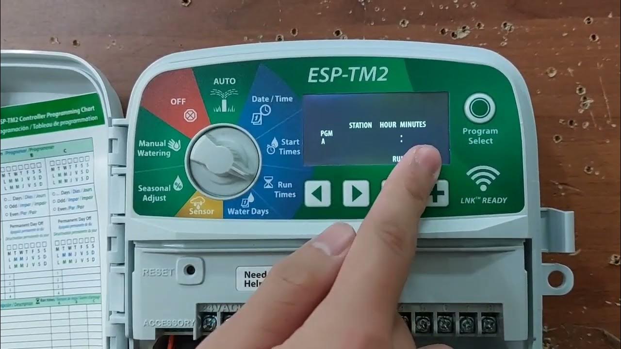 RAIN BIRD TM2基本設定/功能介紹 - YouTube