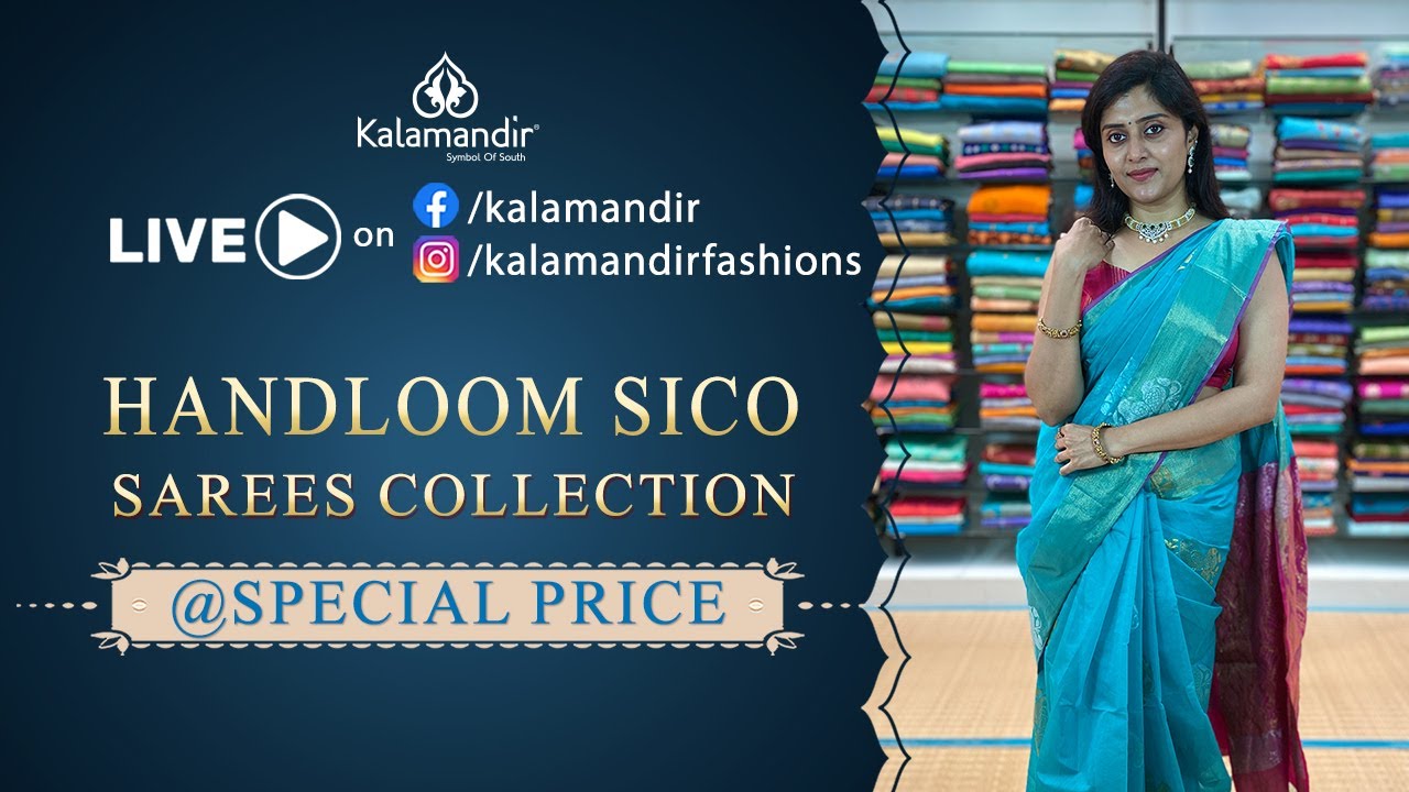 Handloom Sico Sarees - @ Special Price | WhatsApp Number 9852 9852 99 ...