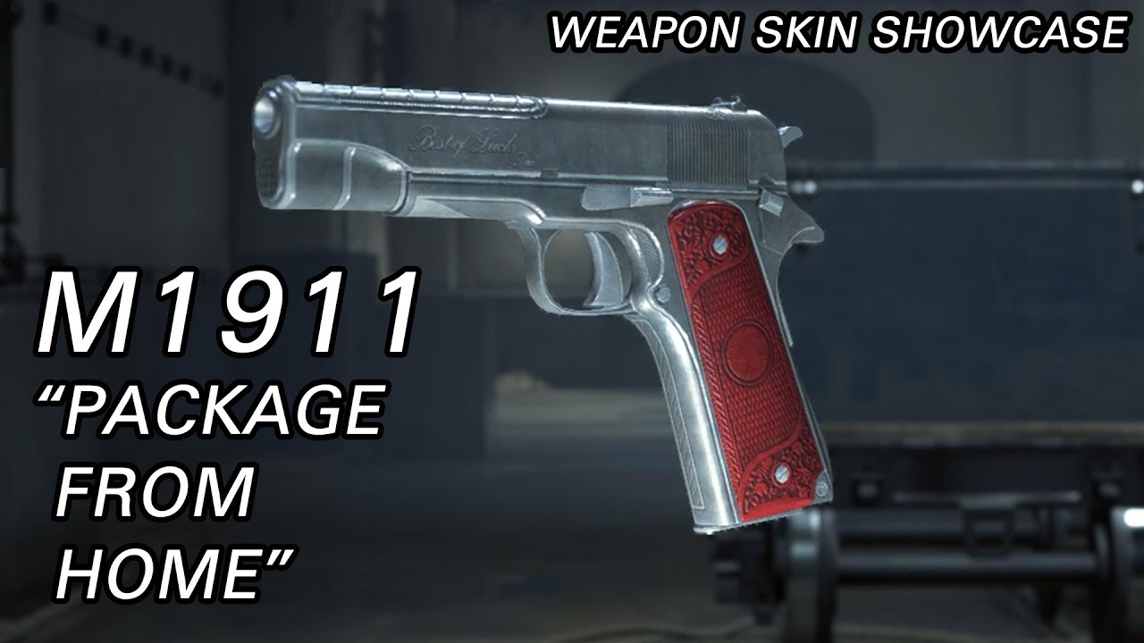 [BF1] M1911 "Package from Home" - Distinguished Skin Showcase - YouTube