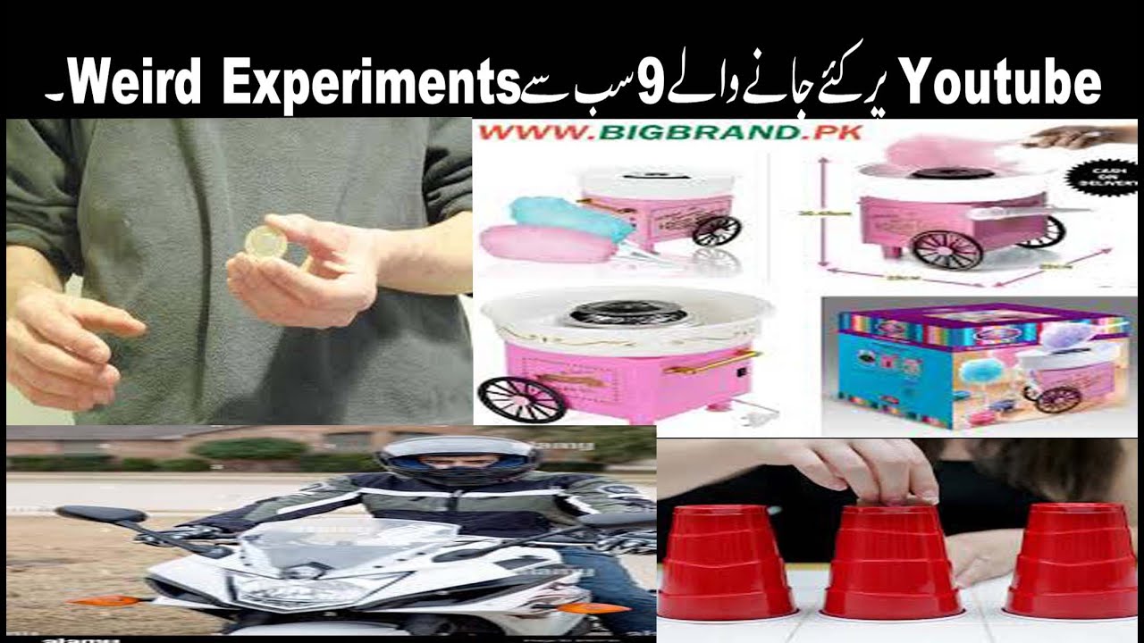 9 weird experiments on youtube most unusal experiment on youtube by ...