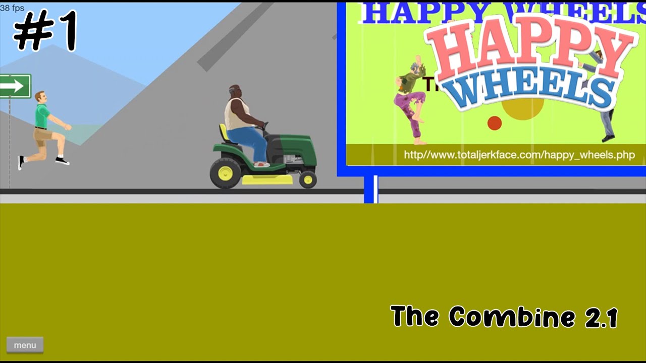 Happy Wheels | Gameplay (The Combine 2.1) #1 - YouTube