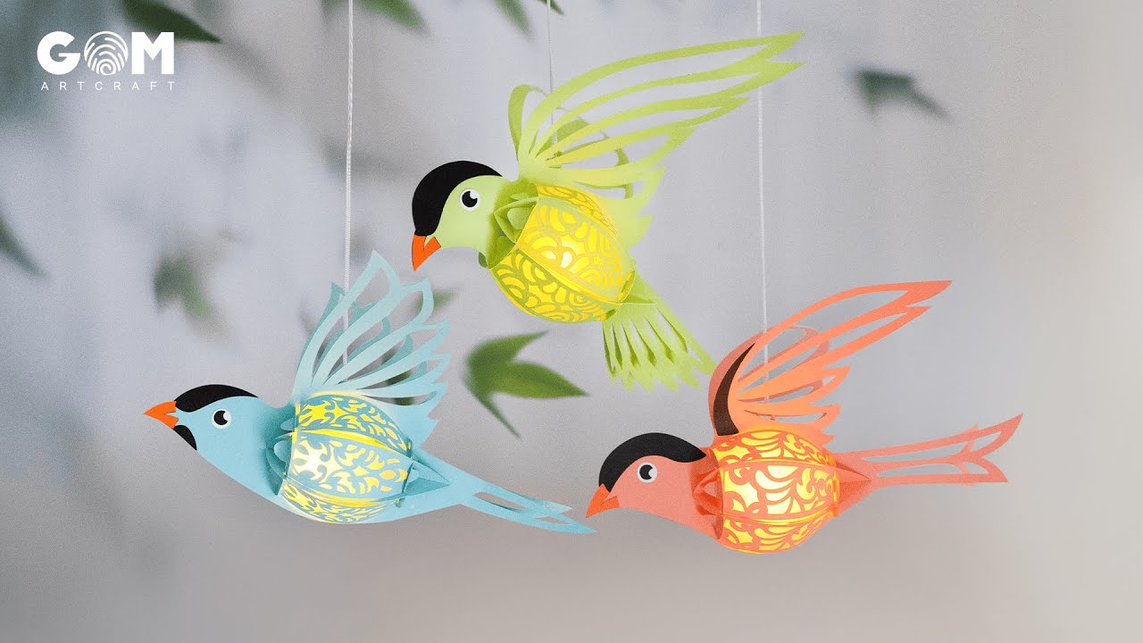 How to Make Bird Lantern - YouTube