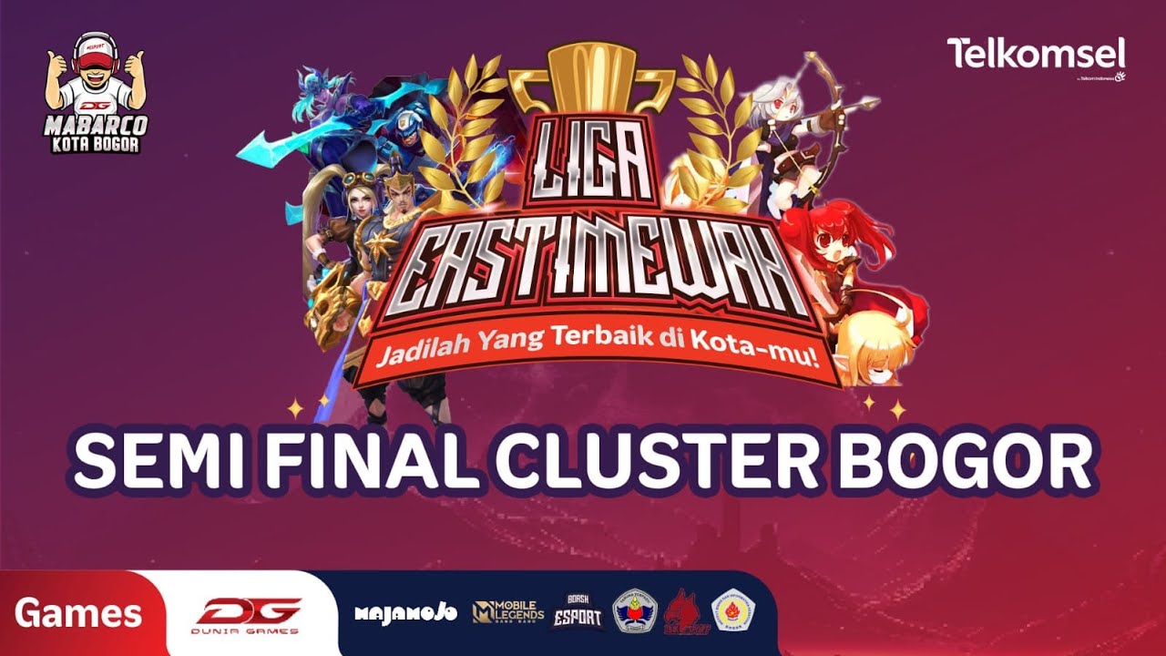 SEMI FINAL 2 MLBB LIGA EASTIMEWAH CLUSTER BOGOR [ DINO GEMOY VS K1 ...