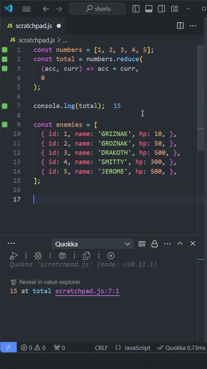 Reduce Function In 60 Seconds Coding Programming Javascript Computerscience Webdevelopment