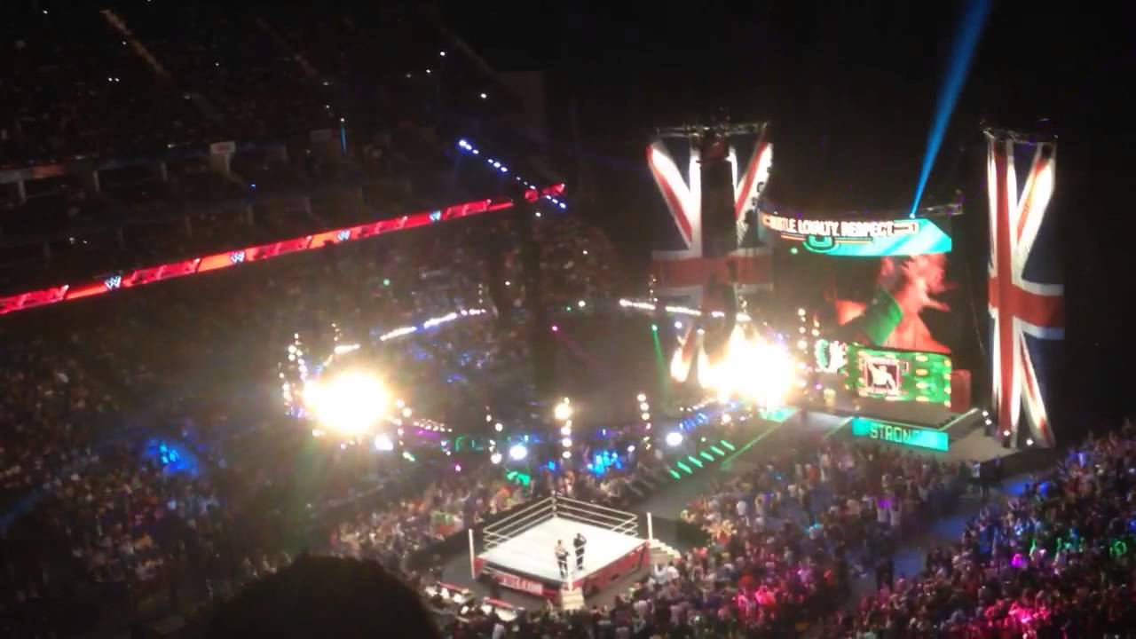 WWE Raw London O2 May 2014 John Cena Entrance - YouTube