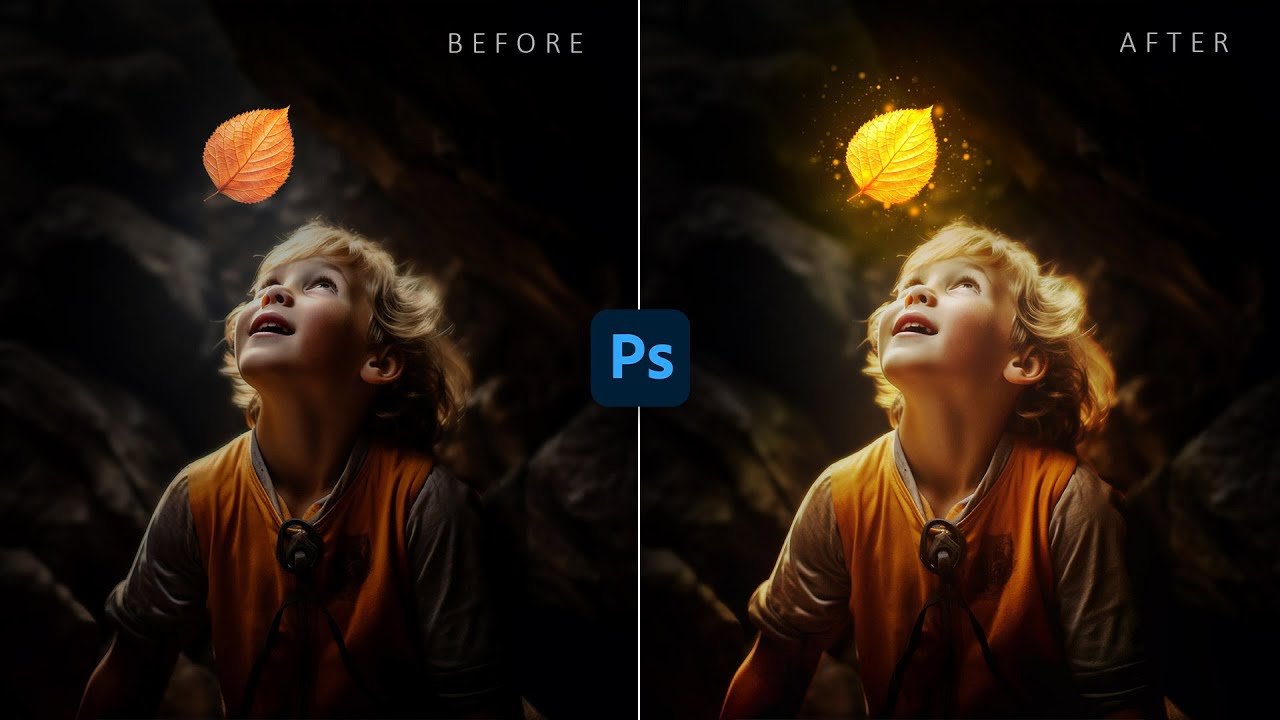 Glow effect - Step by step Photoshop tutorial | Glowing effect ...