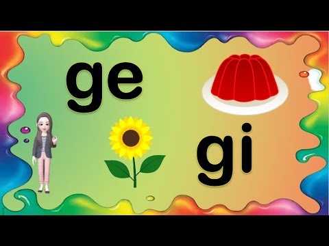 LETRA Gg, SONIDO ge-gi / Aprendamos a leer y escribir. - YouTube