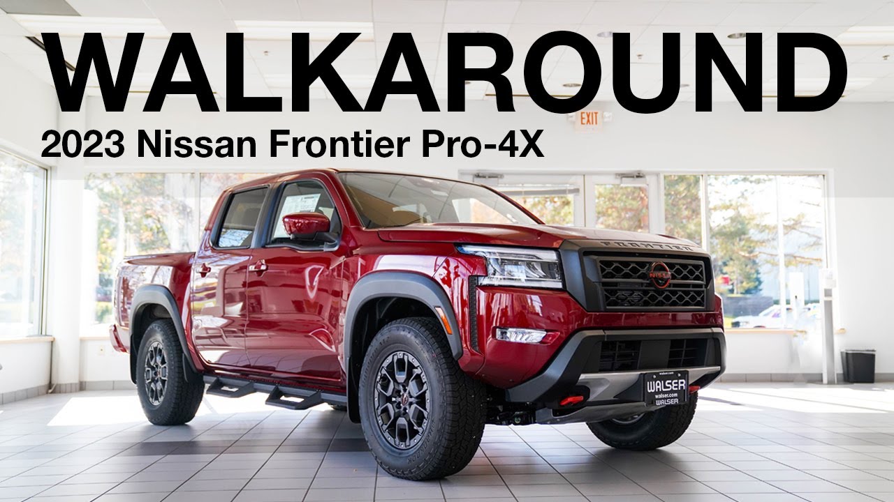 2023 Nissan Frontier Pro 4X | Walkaround | Review - YouTube