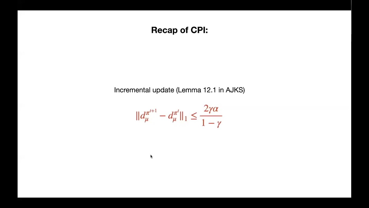 lecture 15 natural policy gradient - YouTube