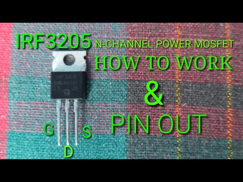 Irf3205 mosfet working - YouTube