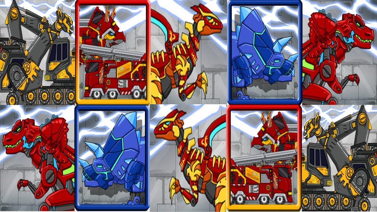 Apatosaurus VS Triceratops VS Tyrano Red - Tricera Blue 2 VS ...