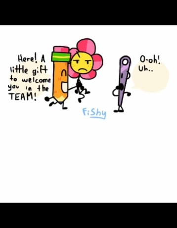 Pencil's New Best Friend (Needcil) [BFDI Comic] - YouTube
