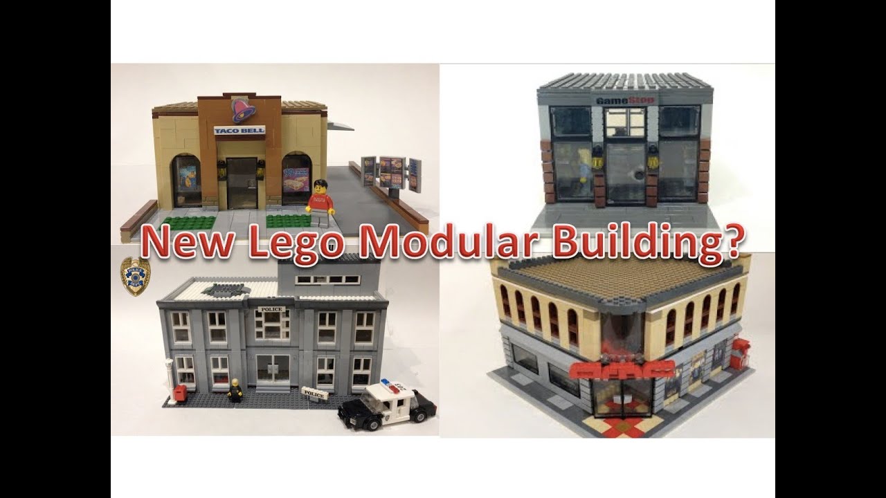 New Lego Custom Modular Building - YouTube