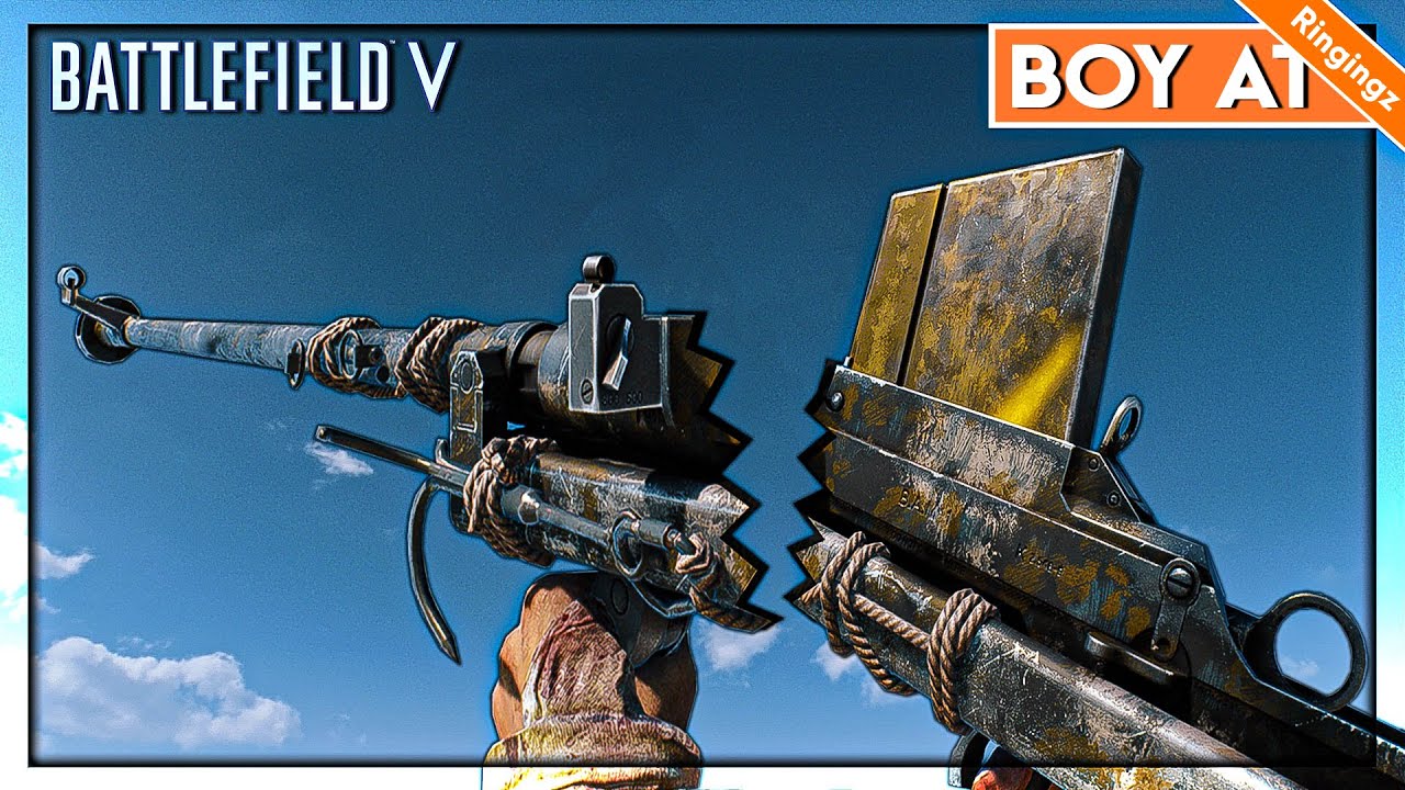 ปืนฉมวก ต่อต้านยานเกราะ - Battlefield V BOY AT RIFLE - YouTube