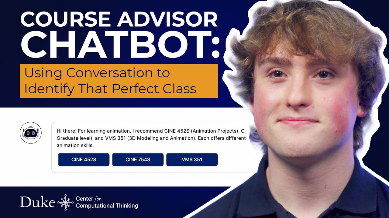 Course Advisor Chatbot: Using Conversation to Identify That Perfect ...