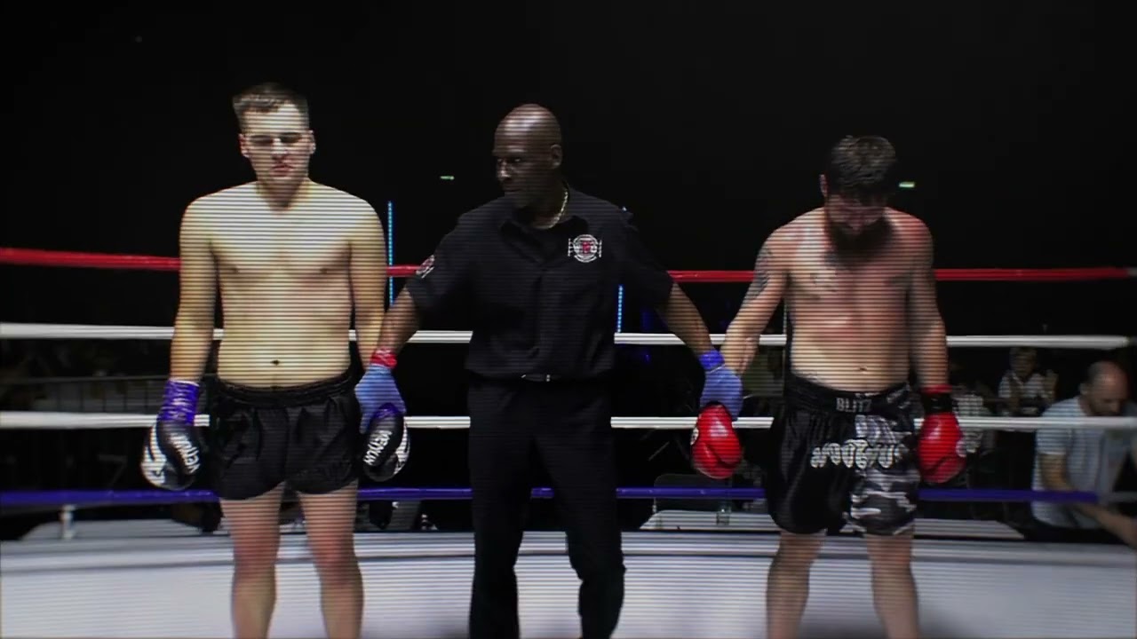 Sheffield GB Promotions Pro K1 Four onz Gloves Nathan Riddle V Shaun ...