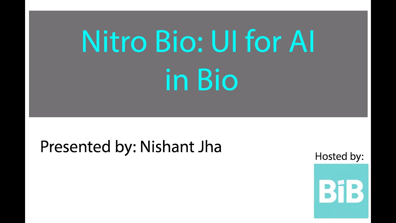 Nitro Bio: UI for AI in Bio - YouTube