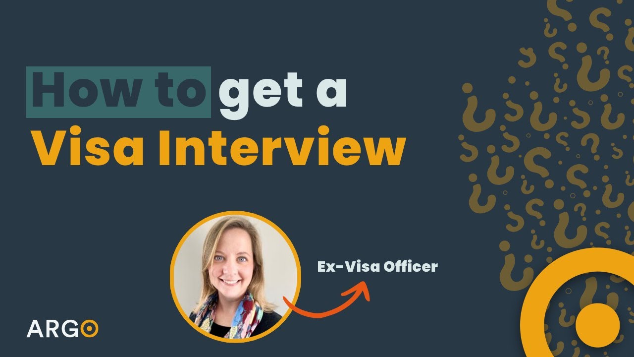 How To Get a Visa Interview - YouTube