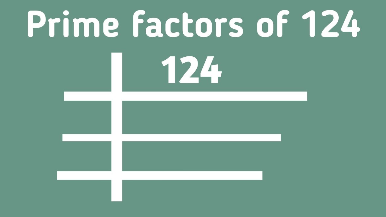 Give the prime factorization of 124 ll 124 का अभाज्य गुणनखंड कैसे ...