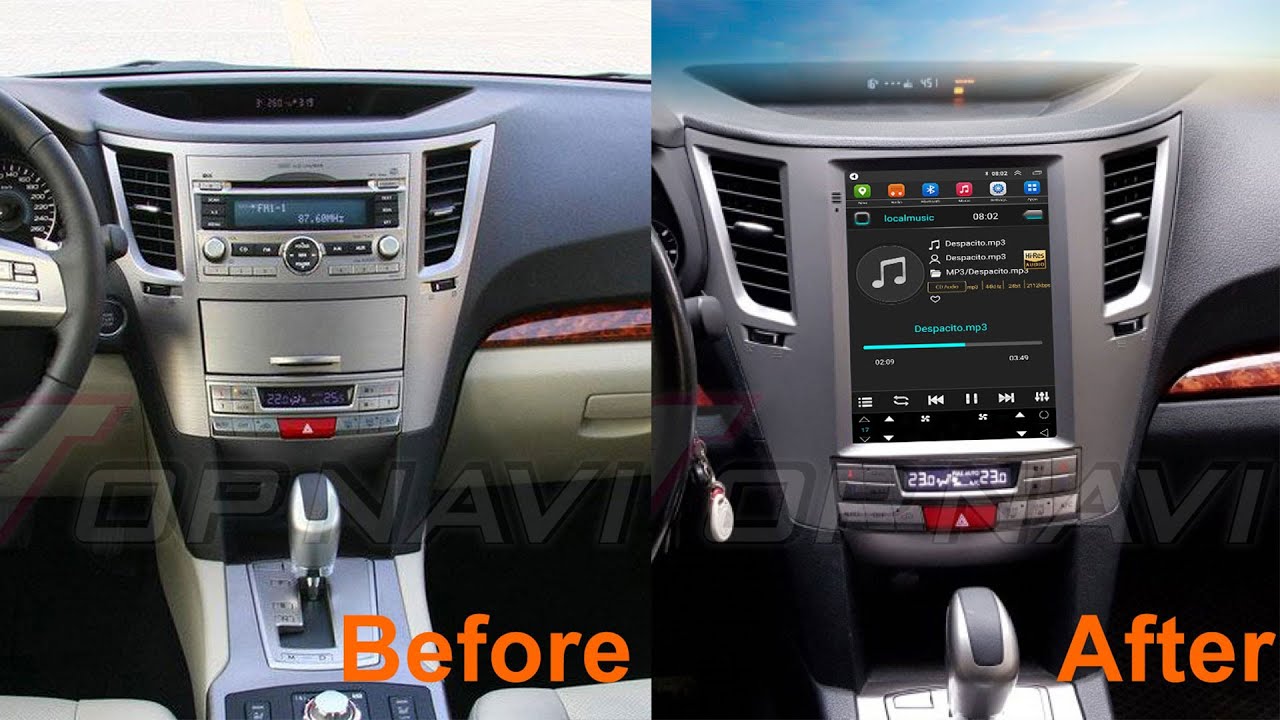 Android Car Radio 10.4 inch For Subaru Outback 2009-2014 Multimedia GPS ...