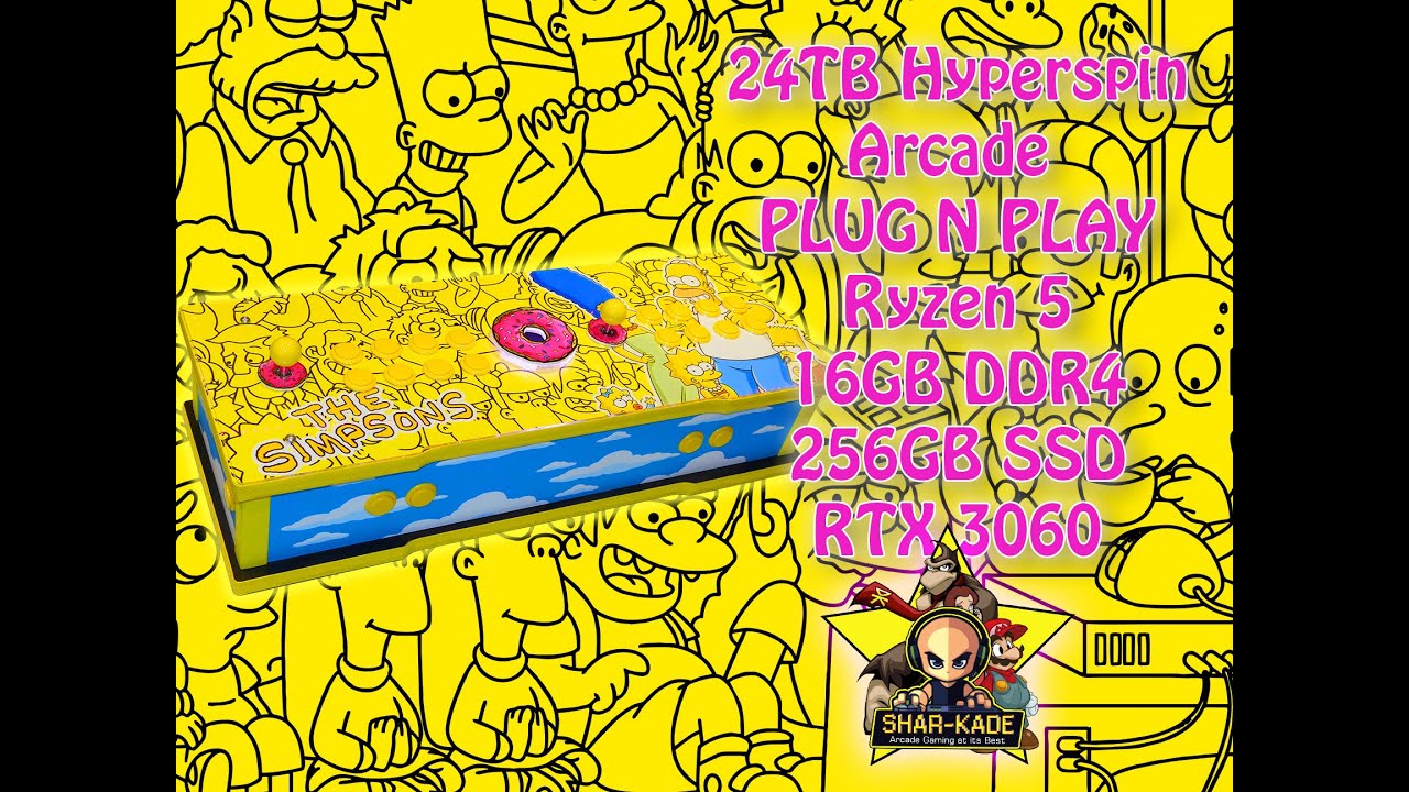 The Simpsons Ultimate Arcade Control Panel - YouTube