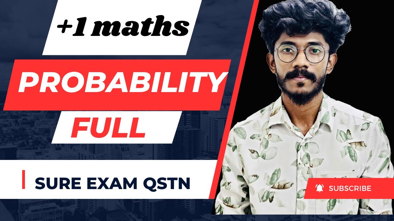 PROBABILITY | FULL MARK | PLUS ONE MATHS - YouTube