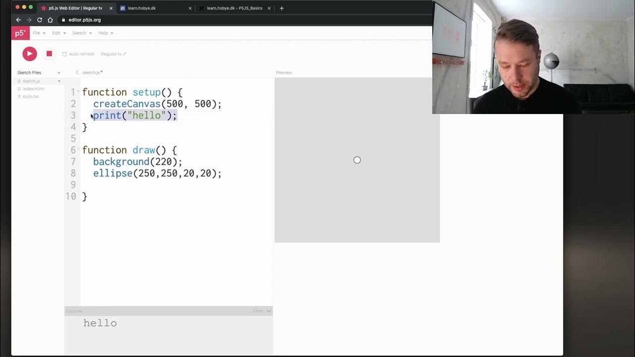 p5js drawsetup - YouTube