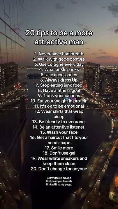 20 tips to be a more attractive man - YouTube