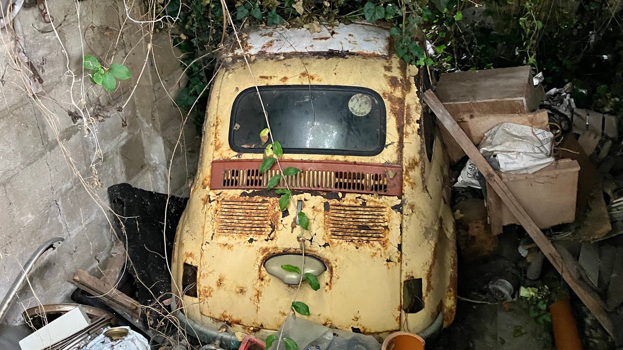 3 Wrecked Dorset Garage Finds - Vintage Fiat 500 - YouTube