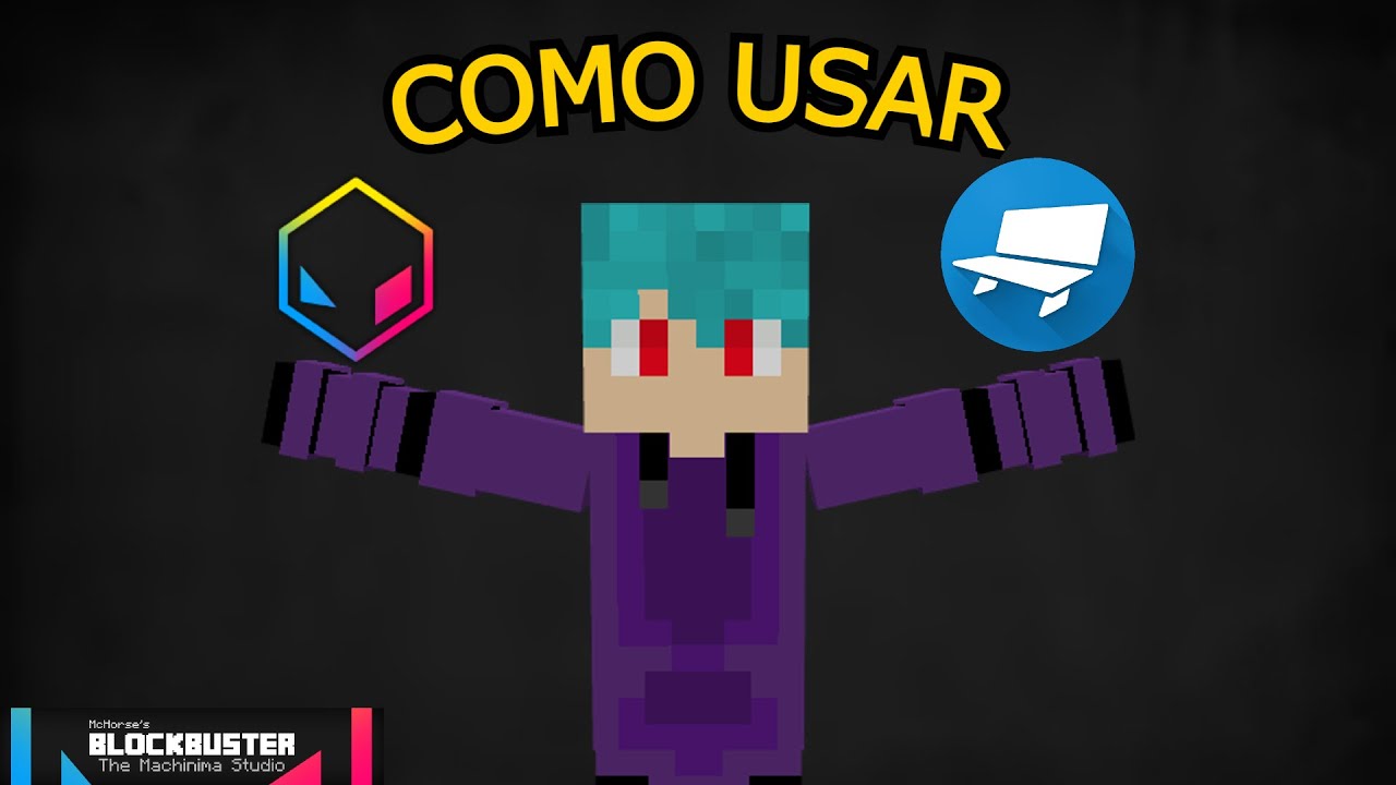 COMO USAR O BLOCKBENCH E BLOCKBUSTER - YouTube