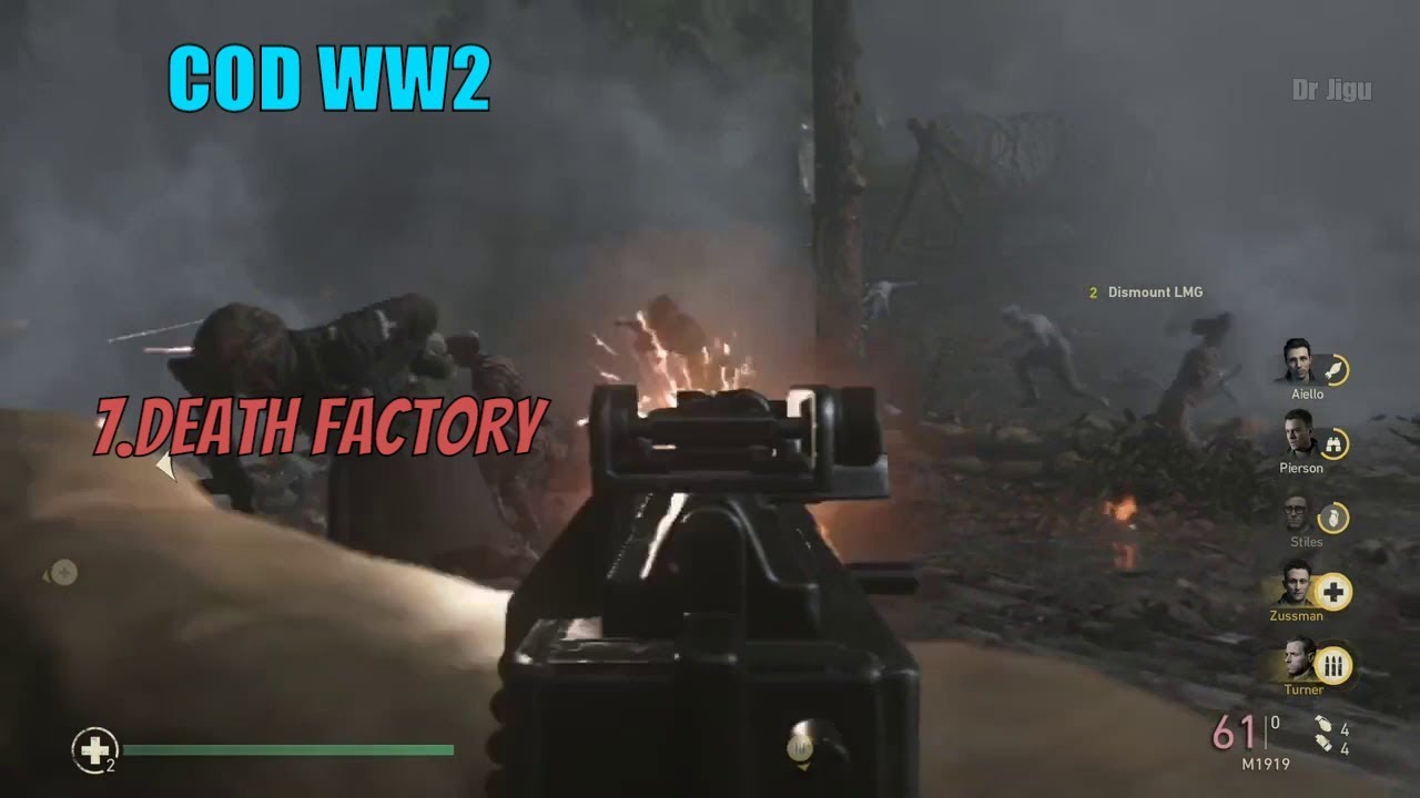 call of duty WW2 gameplay mission # 7 Death Factory - YouTube