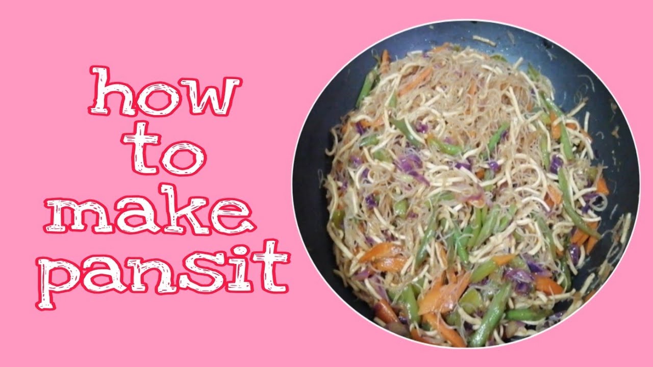 how to make a PANSIT/INDAY SHERAH - YouTube