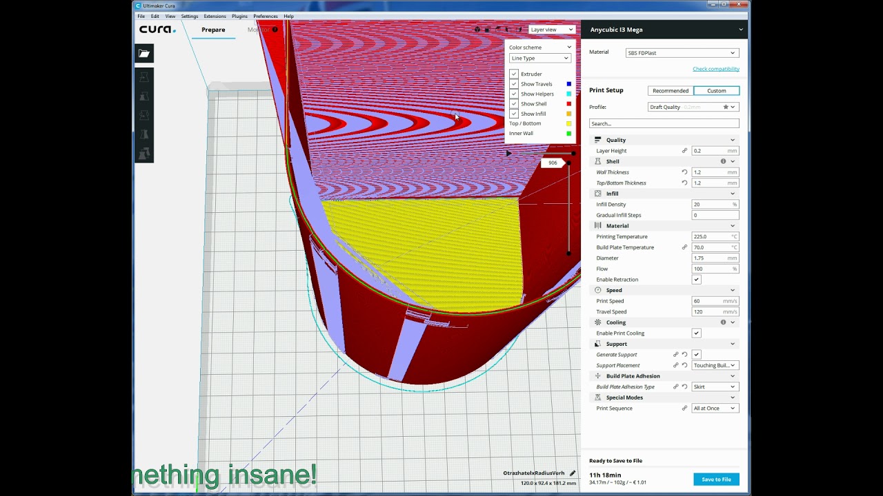 CURA vs Slic3r - YouTube