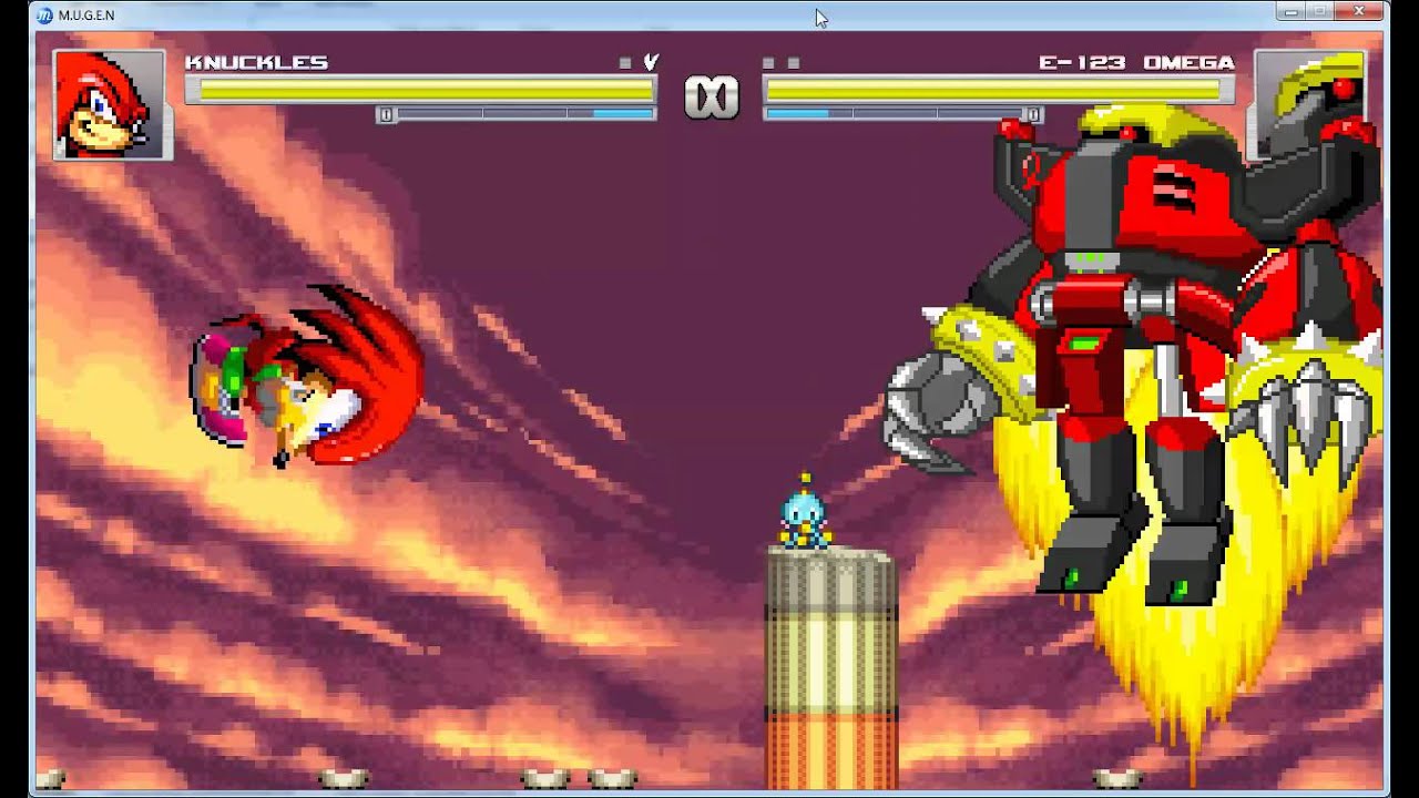 MUGEN KNUCKLES VS OMEGA - YouTube