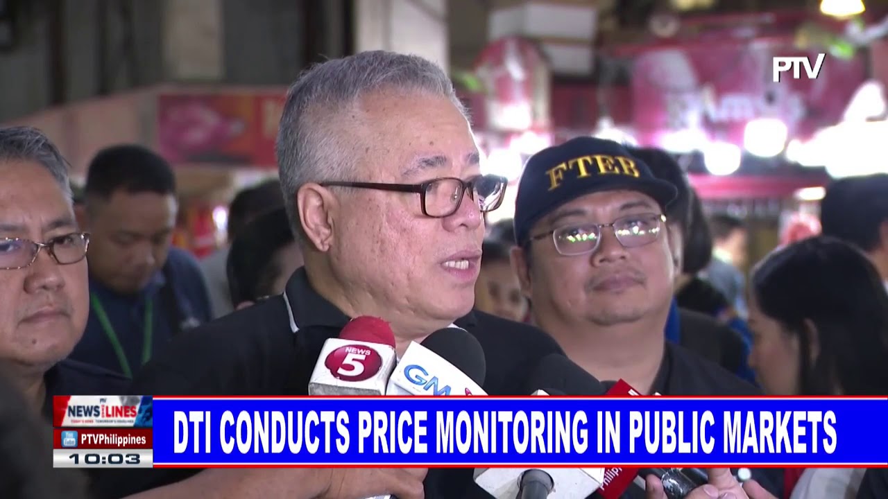DTI conducts price monitoring in public markets - YouTube