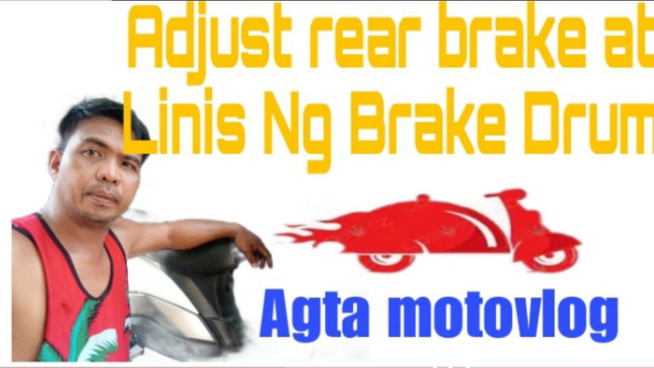 Paano mag adjust at mag Linis Ng rear brake at brake drum..Susuki ...