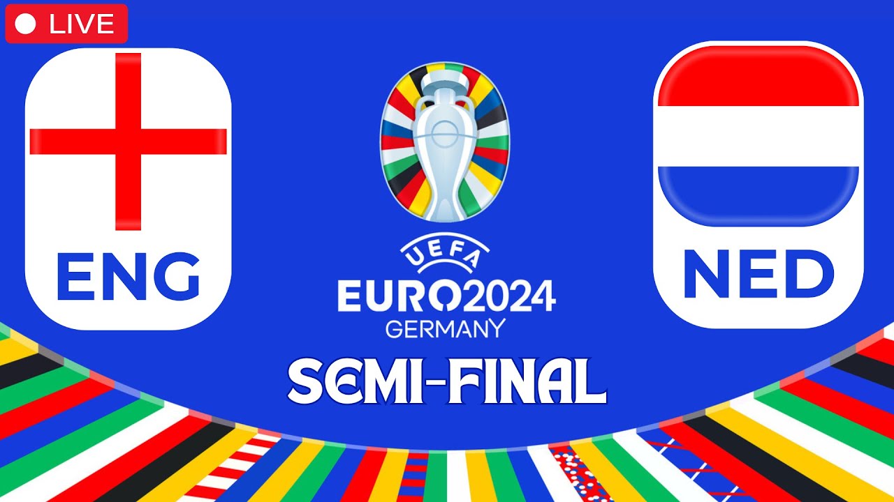 ENGLAND v/s NETHERLANDS 🔴 LIVE || SEMI-FINAL EURO CUP || #fc24 #euro24 ...
