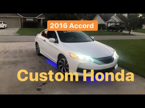 2016 Honda Accord coupe “Custom” - YouTube