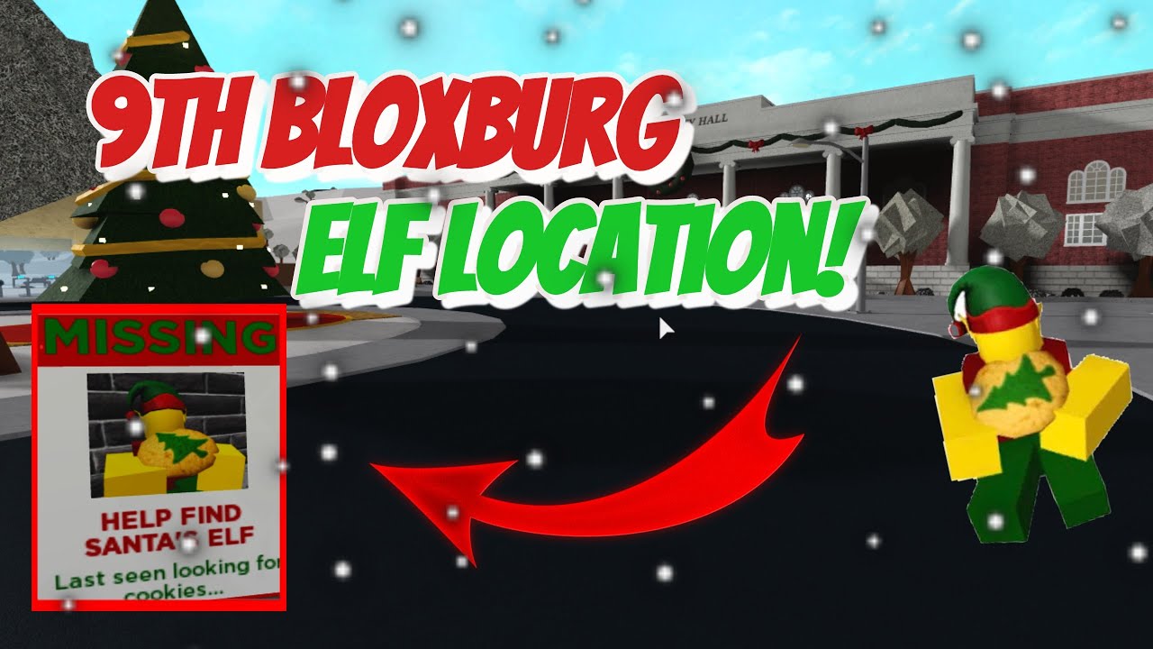 9th Bloxburg Elf! ll Elf Hunt 2021 - YouTube