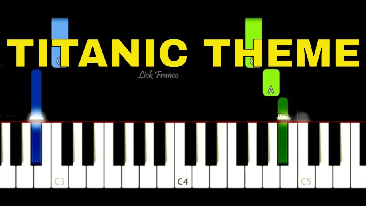 My heart will go on - Titanic Easy piano tutorial - YouTube