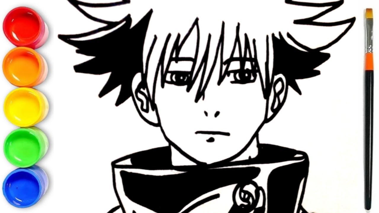 How to draw Megumi Fushiguro | Megumi Fushiguro | How to draw Megumi ...