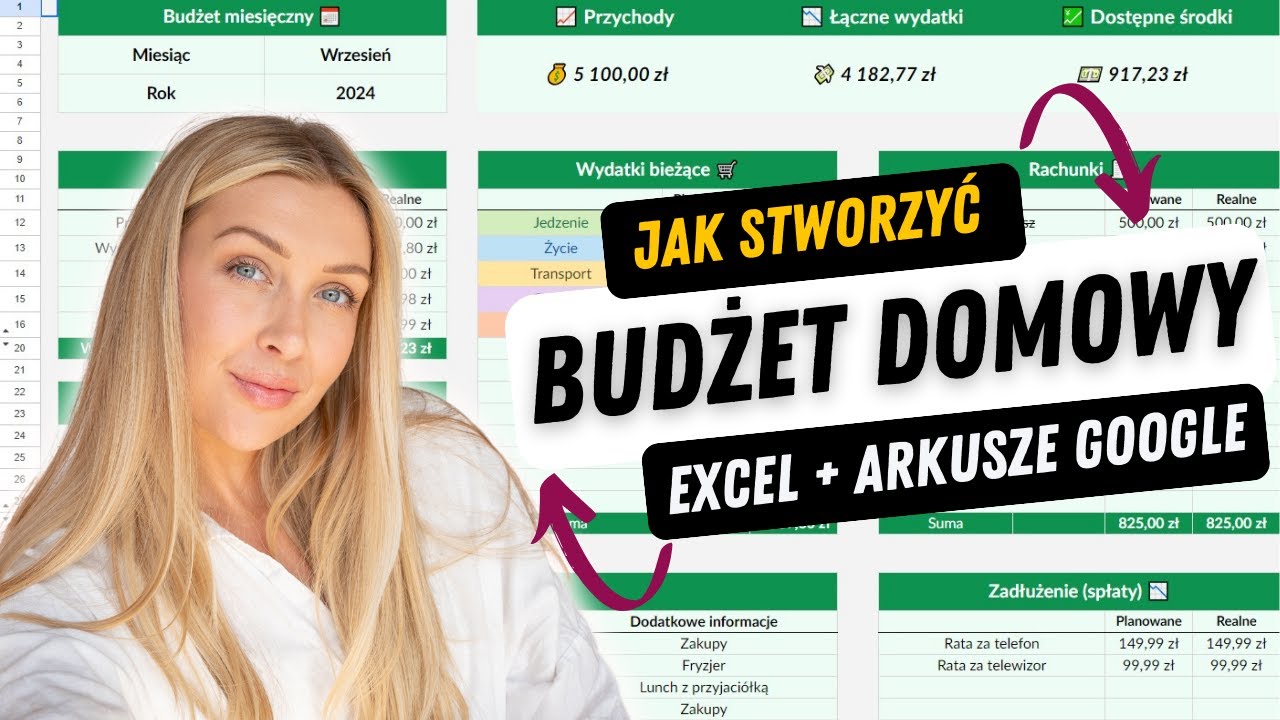 Jak stworzyć domowy budżet w Excelu - Planowanie budżetu krok po kroku ...