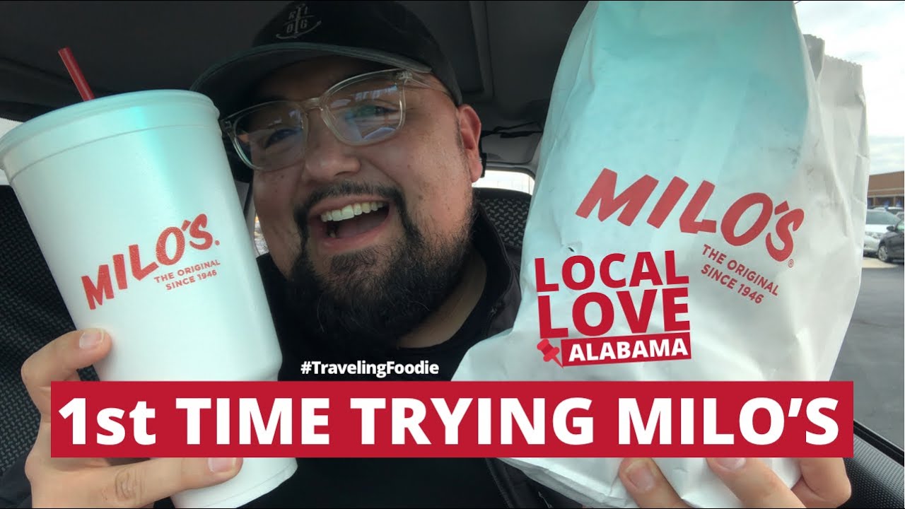 1st Time Trying MILO’S 🍔 Alabama Must Stop! We Order The MEGA MEAL 🤩 ...