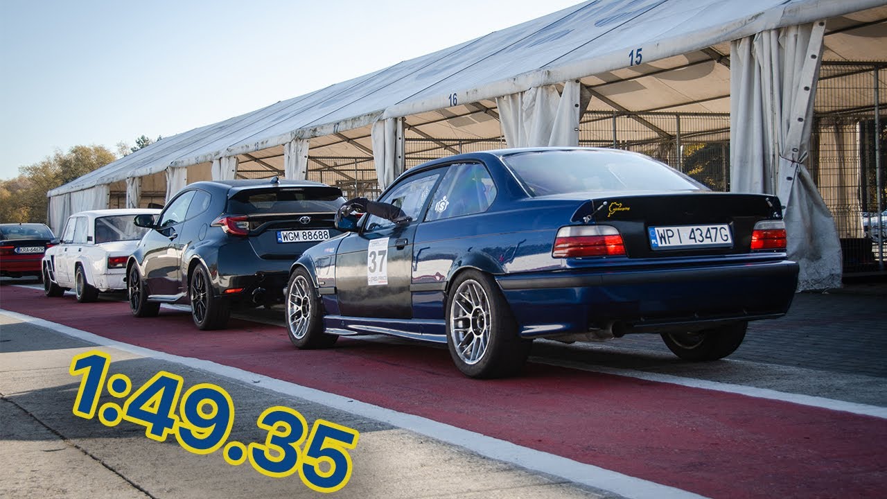 1:49.35 | BMW E36 328i Coupe | Tor Poznań Time Attack Poland 30.10.2021 ...