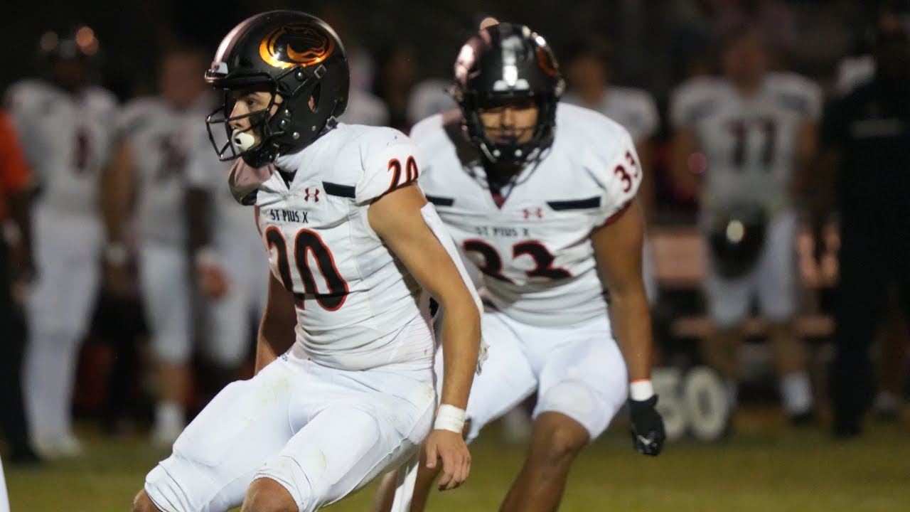 St Pius X Panthers Football Week 8 | Friday Night Lights - YouTube