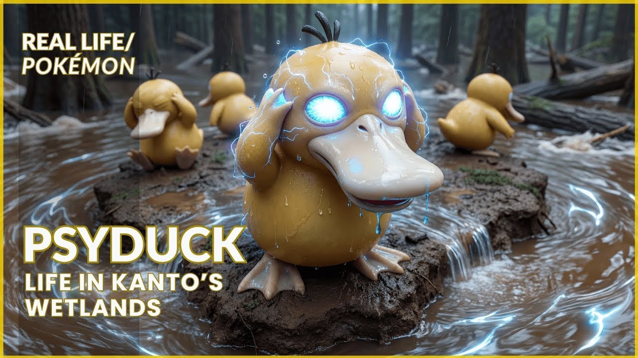Real Life Pokémon: Psyduck — Life in Kanto’s Wetlands - YouTube