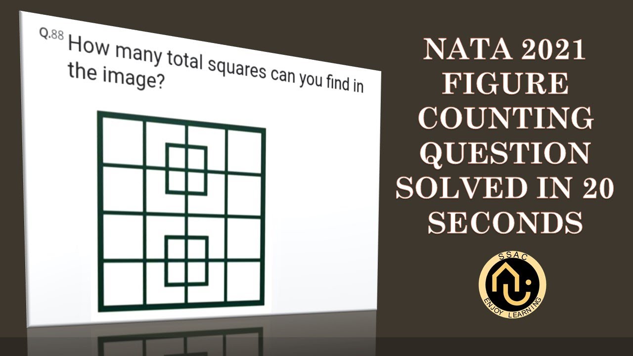 NATA FIGURE COUNTING QUESTIONS I HOW TO SOLVE IN 20 SECONDS I SSAC ...