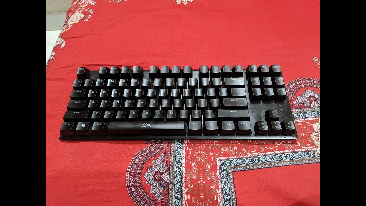 HyperX Alloy Fps Pro red Typing Test [ Cherry mx red Switches ] - YouTube