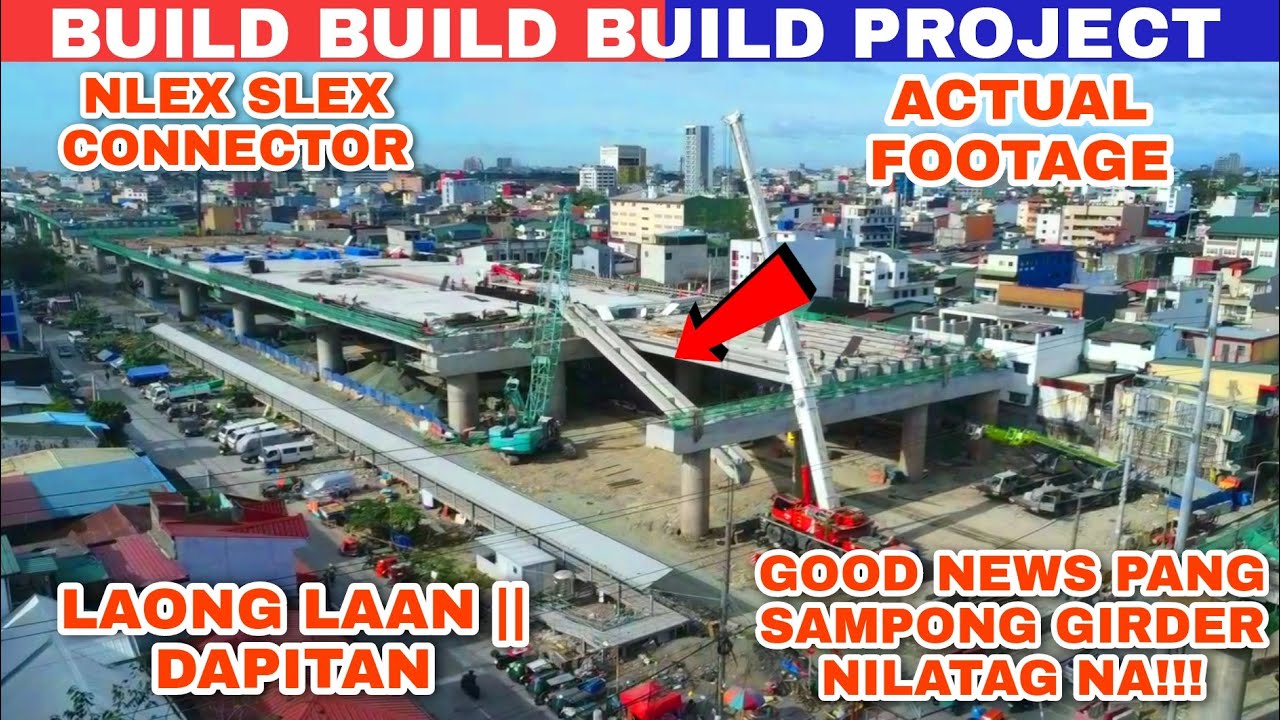 ACTUAL FOOTAGE CONCRETE GIRDER NILATAG NA ANG PANG SAMPO! NLEX SLEX ...