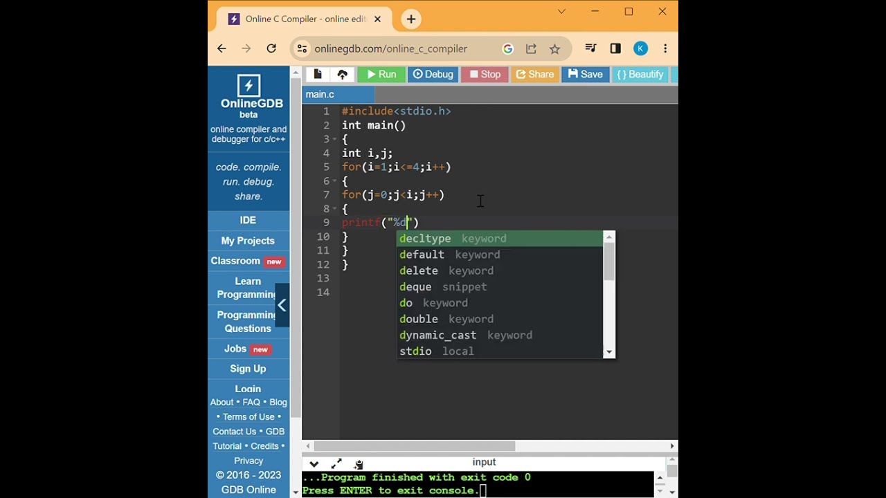 C Program To Print Number Pattern 1 22 333 4444 YouTube C Program To Print Number Pattern 1 22 333 4444 YouTube